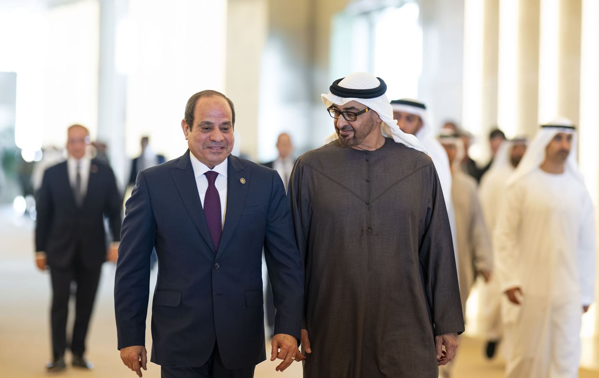 UAE, Egyptian Presidents discuss bilateral relations, regional developments